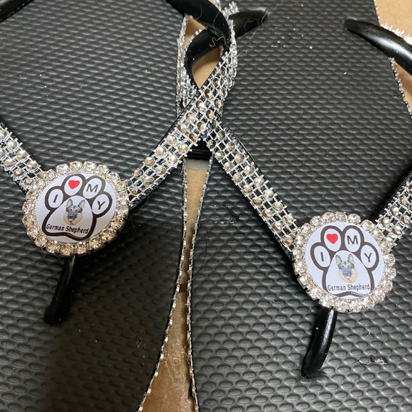 Shoes | German Shepard Flip Flops | Poshmark